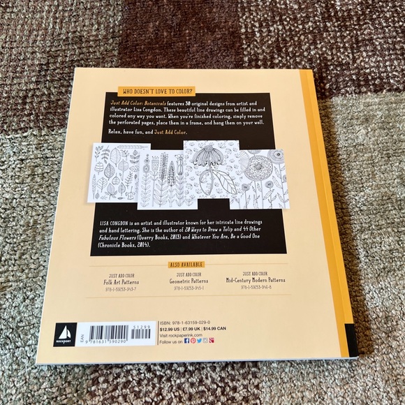 Creative Haven | Art | Nwt Adult Coloring Book Botanicals | Poshmark